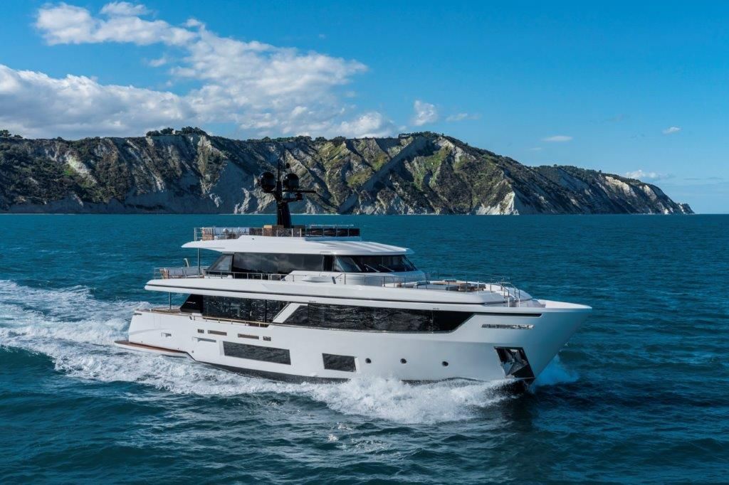 Inside Custom Line's first Navetta 30 pocket superyacht